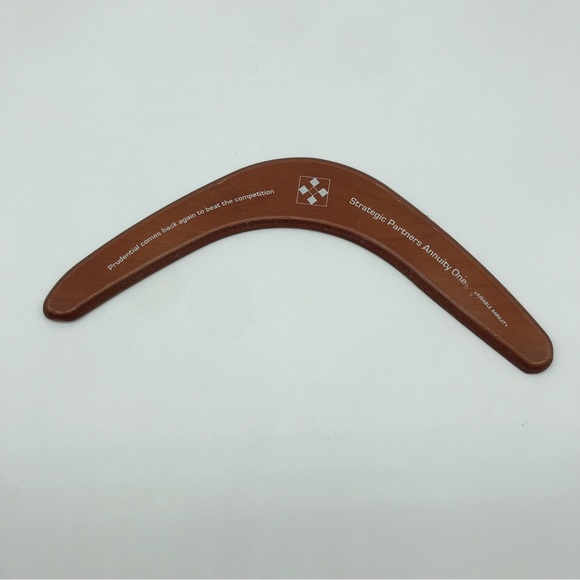 Toys | Wooden Boomerang Kids Toy Vintage Strategic Partners Annuity One ...